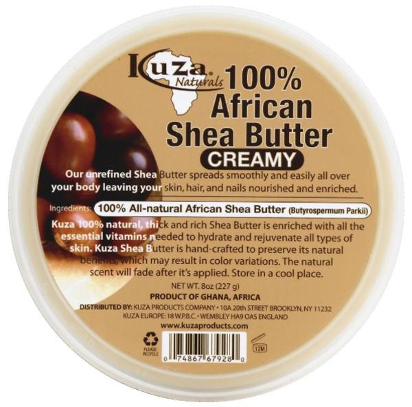 Buy Kuza 100% African Shea Butter White Creamy - Cosmetize UK